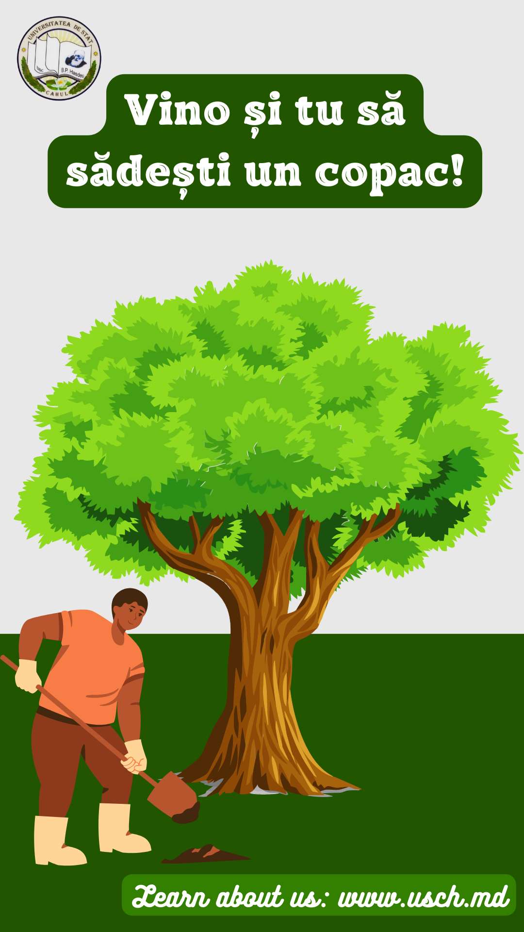 Vino și tu să sădești un copac! — Universitatea de Stat "Bogdan ...